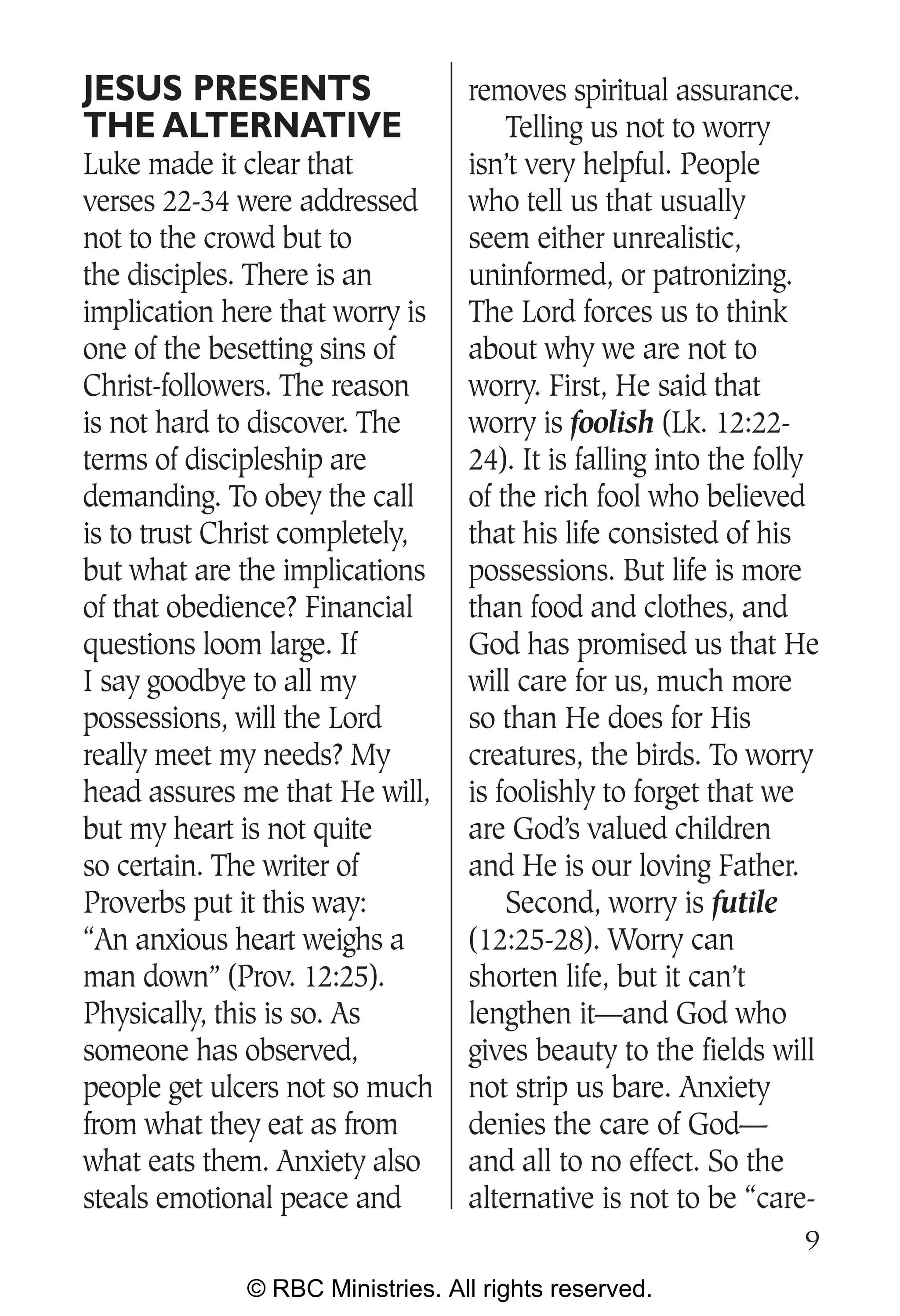 Jesus Parables About Money Pdf