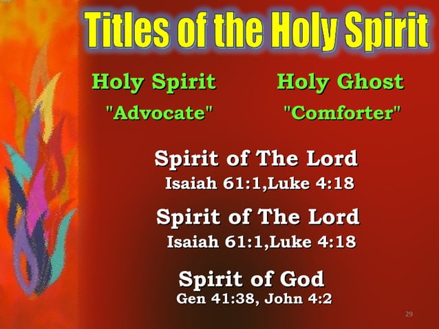 Jesus Sends His Holy Spirit Rcia 2008 9 | PPT