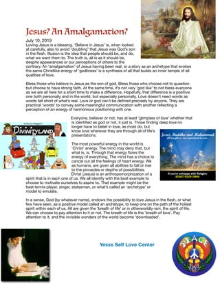 Jesus? an Amalgamation? | PDF