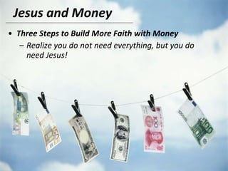 Jesus and Money | PPT