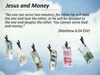 Jesus and Money | PPT