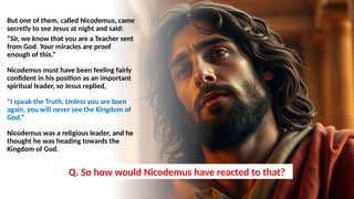 Jesus and Nicodemus lesson plan OLD VERSION | PPTX