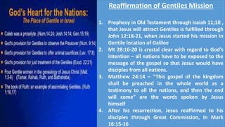Jesus and the Gentiles Mission | PPTX
