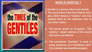 Jesus and the Gentiles Mission | PPT