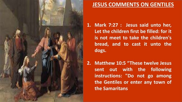 Jesus and the Gentiles Mission | PPT