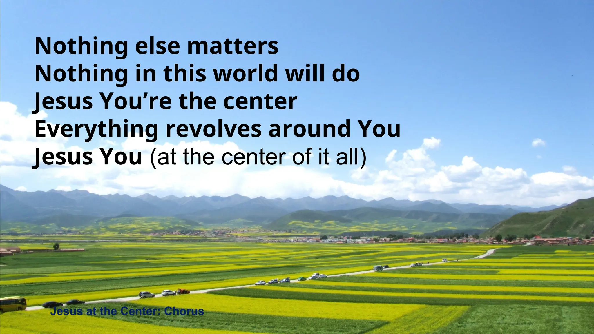 Jesus At The Center (worship song for youth) | PPT