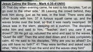 Jesus at the centre in the midst of the storm | PPTX | Christianity ...