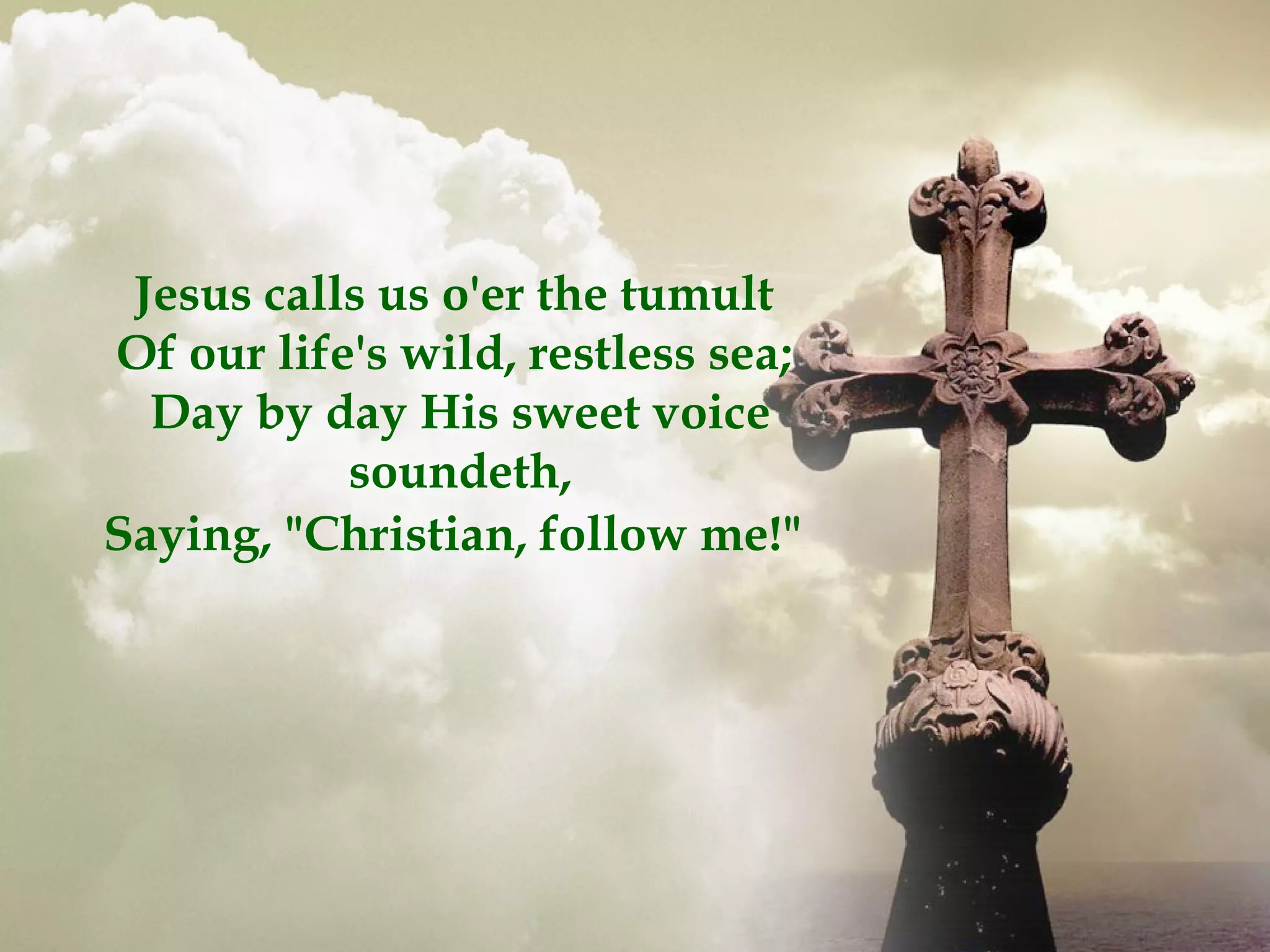 167. Jesus Calls Us | PPT