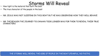Jesus calms the storm | PPTX