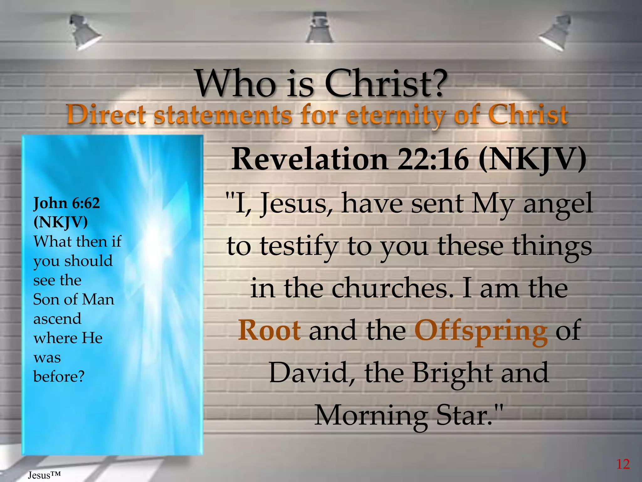 Doctrine of Christ | PPTX | Christianity | Religion & Spirituality