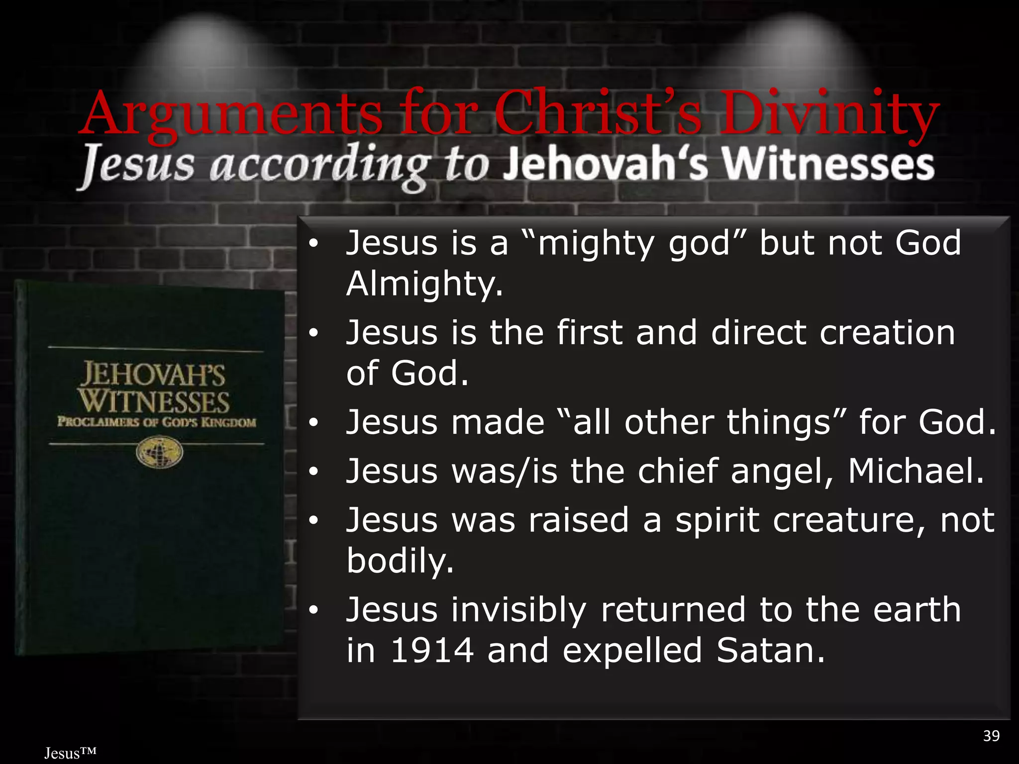 Doctrine of Christ | PPTX