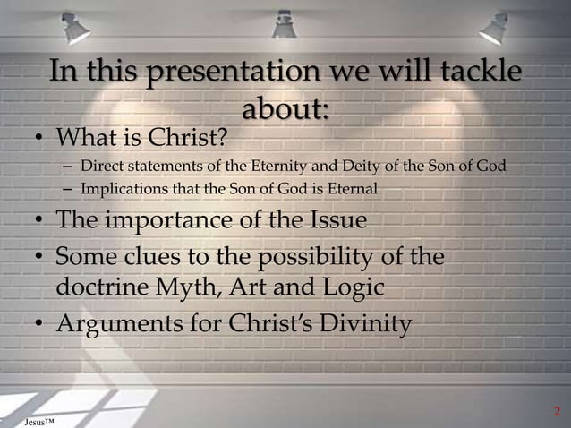 Doctrine of Christ | PPTX | Christianity | Religion & Spirituality