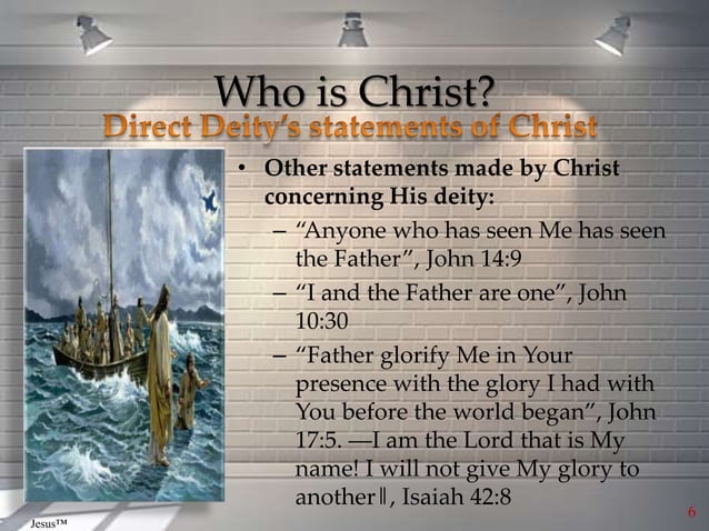 Doctrine of Christ | PPTX | Christianity | Religion & Spirituality