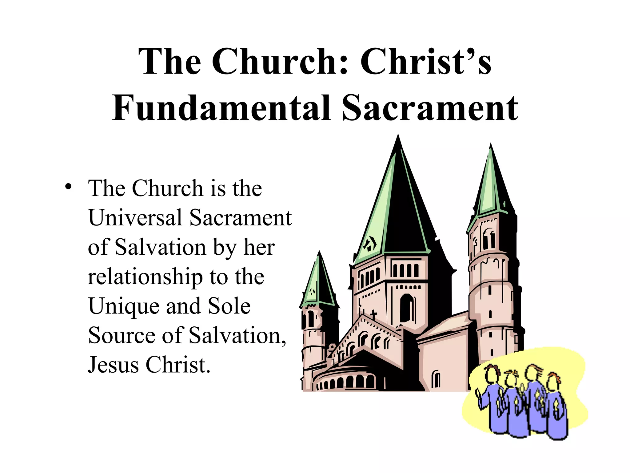 Jesus christ the primordial sacrament | PPT