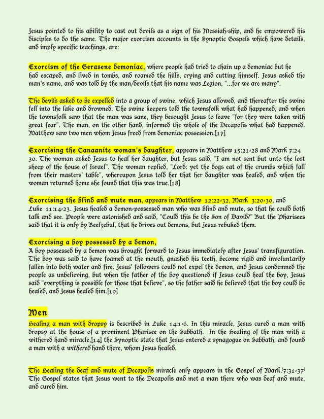 Jesus Christ a dedicated life for his people | PDF