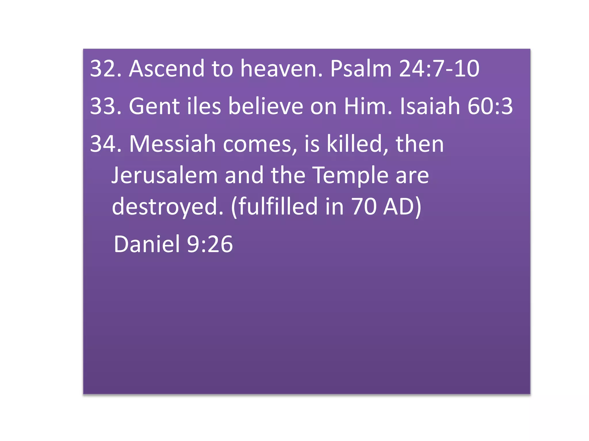 Jesus christ foretold in the old testament | PPTX