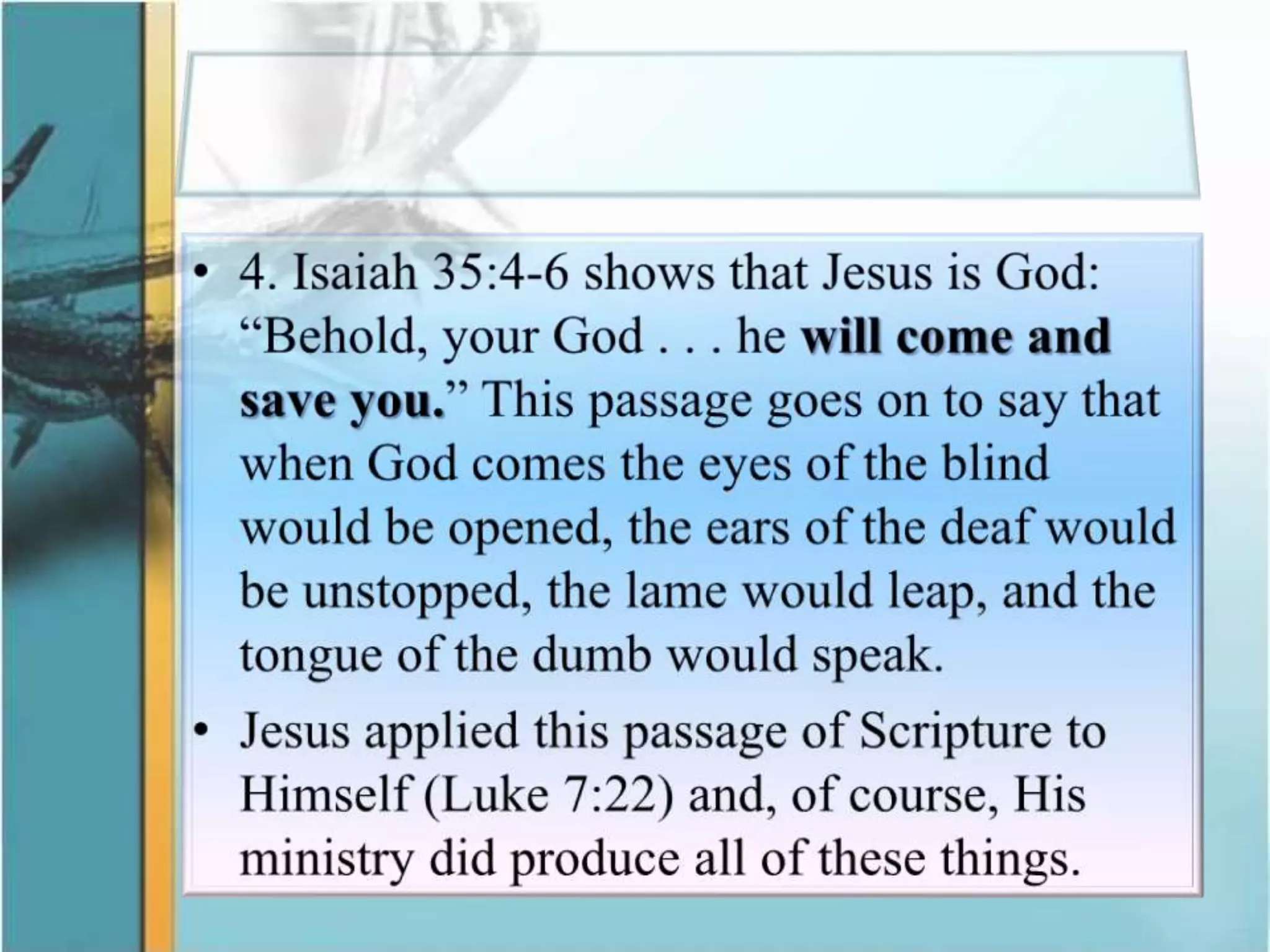 Jesus Christ Is God | PPTX