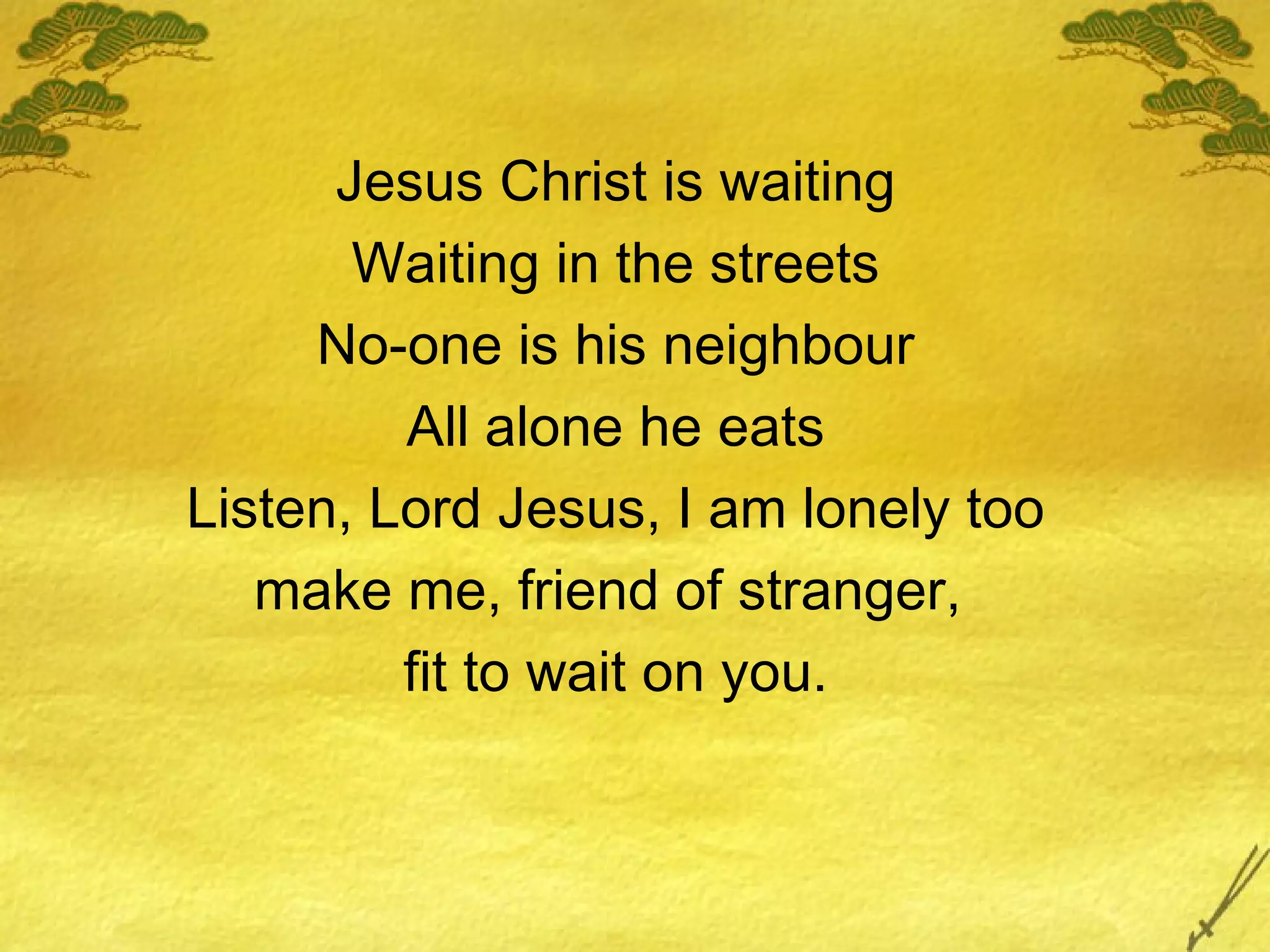 Jesus christ is waiting | PPS