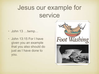 Jesus Christ our example | PPTX