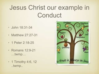 Jesus Christ our example | PPTX