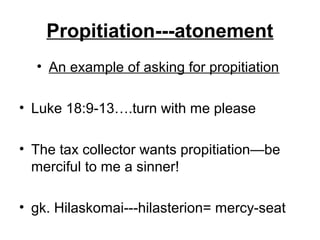 Jesus Christ our propitiation | PPT | Christianity | Religion ...