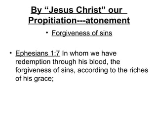 Jesus Christ our propitiation | PPT