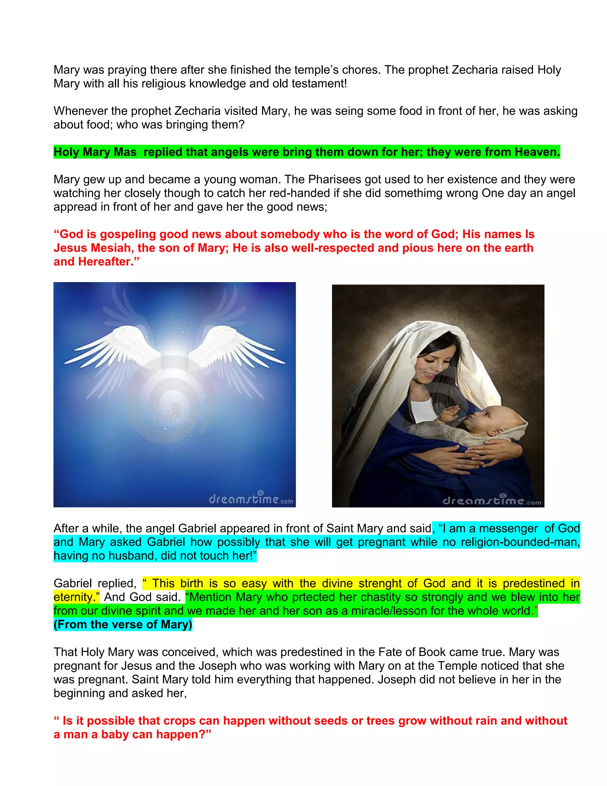 Jesus Christ' s Holy mother Mary | PDF