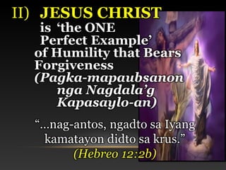 Jesus christ the one perfect example | PPT