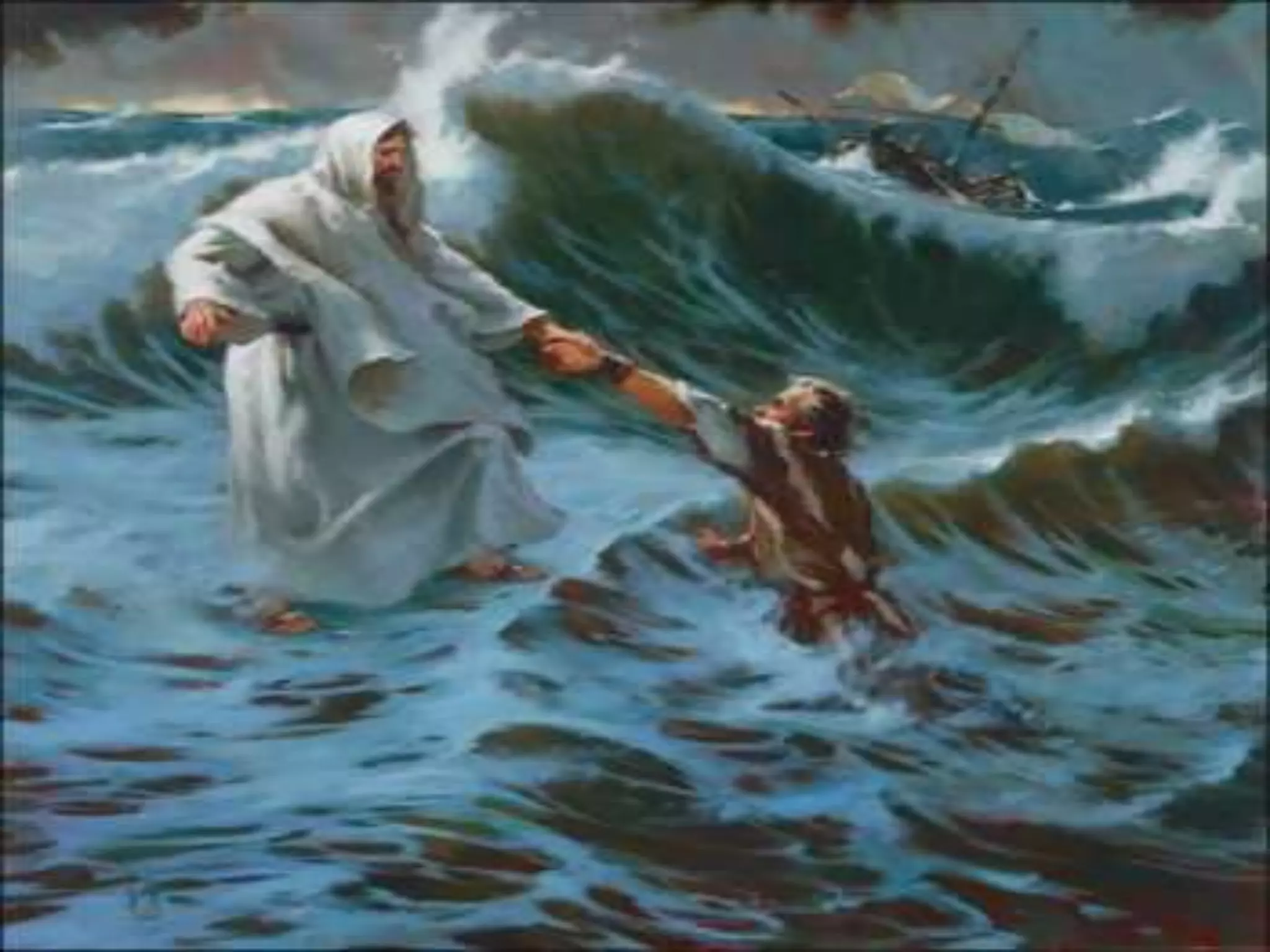 Jesus Christ Walks On Water | PPTX
