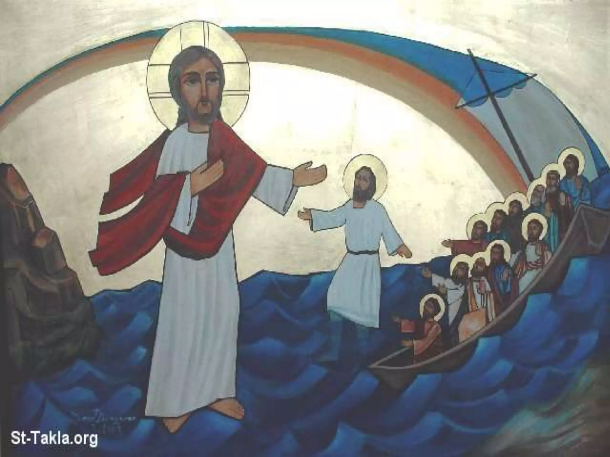 Jesus Christ Walks On Water | PPTX
