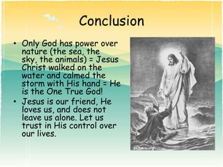 Jesus Power Over Nature