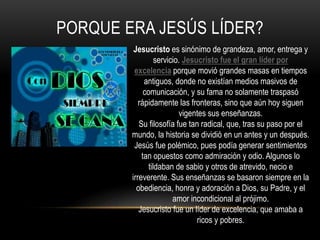 Jesus como lider | PPTX