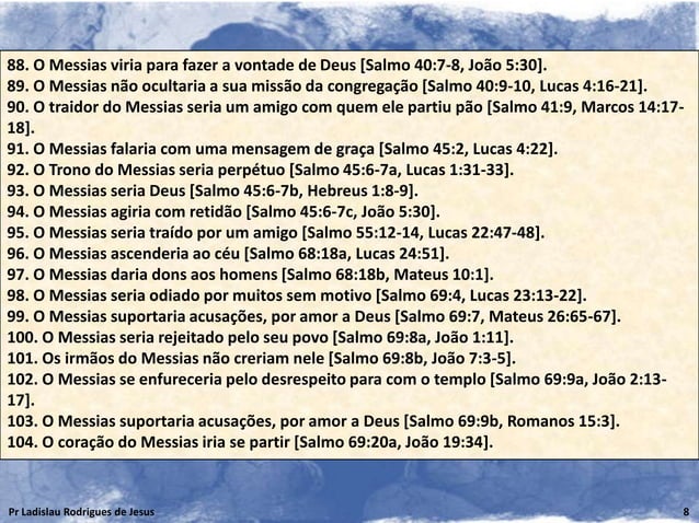Jesus cristo o messias | PPT