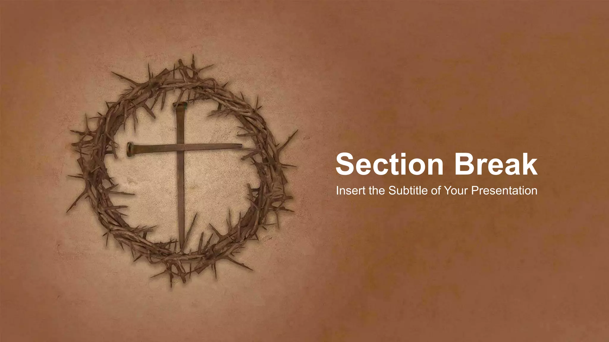 Jesus Crown Throns PowerPoint Templates.pptx