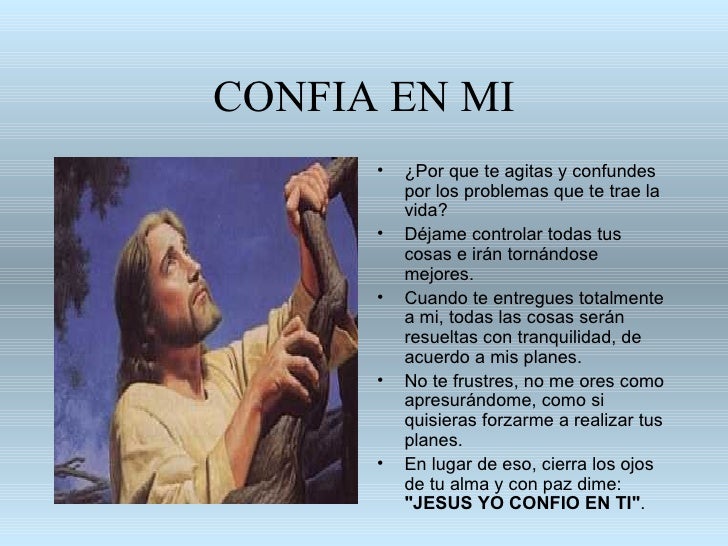 Jesus en ti confio - Imagui