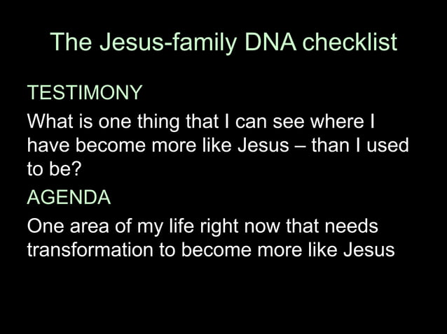 Jesus DNA | PPT | Free Download