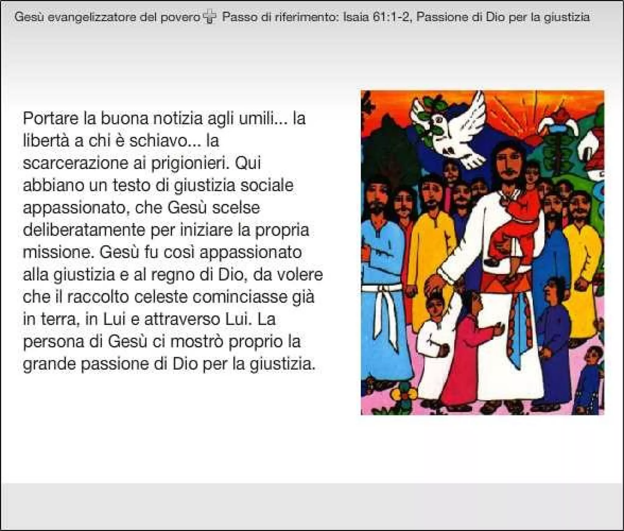 Gesù evangelizzatore del povero | PPT