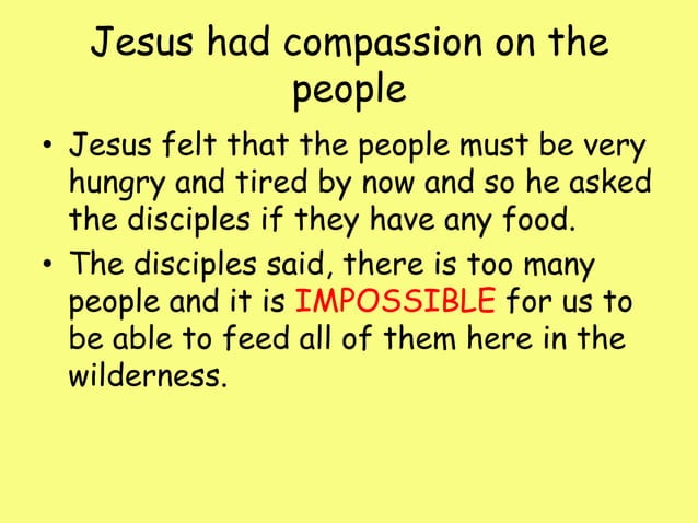 Jesus Feeds 4000 People | PPTX | Christianity | Religion & Spirituality
