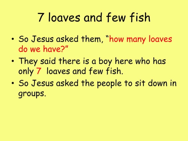 Jesus Feeds 4000 People | PPTX | Christianity | Religion & Spirituality