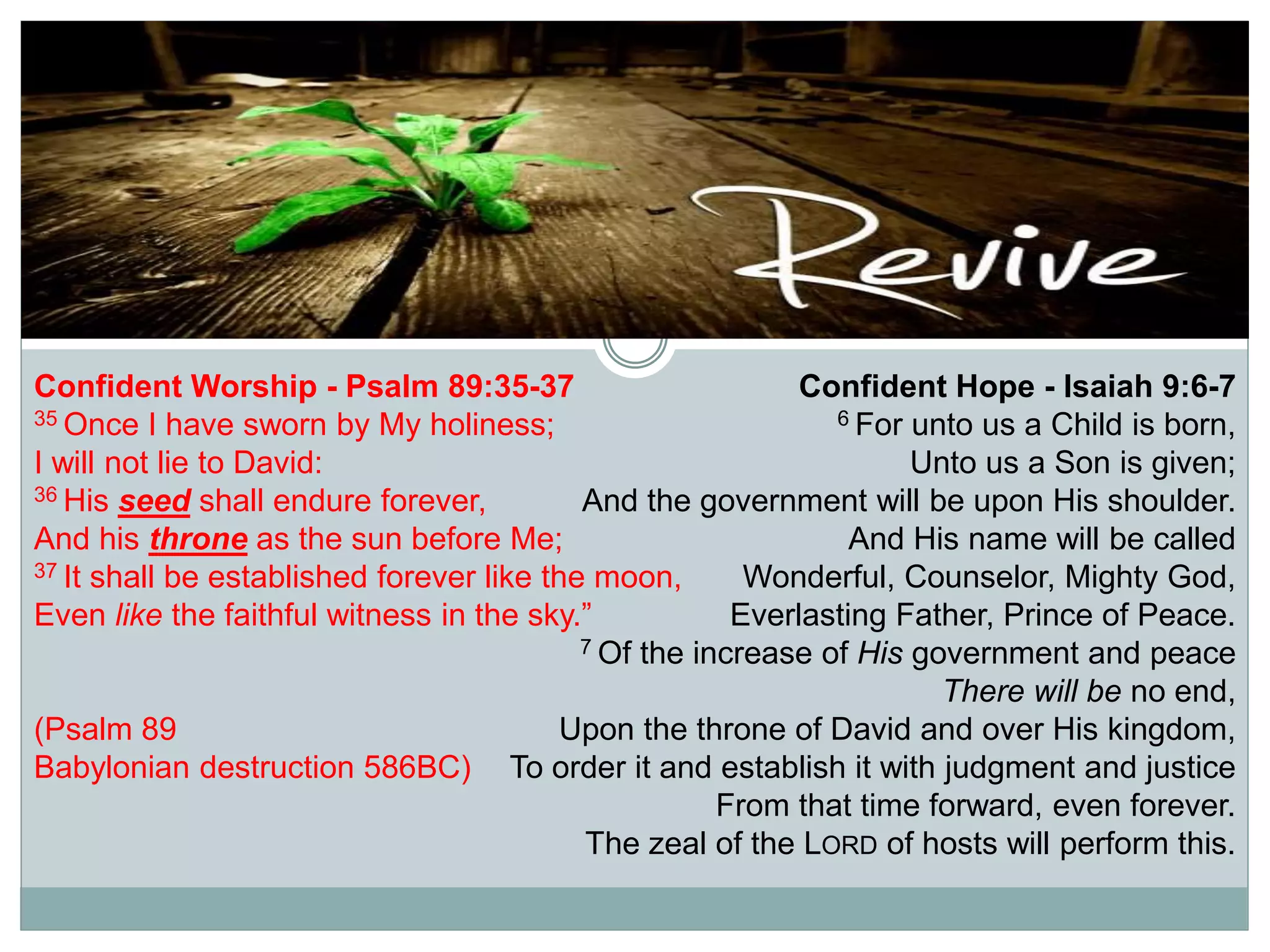 Jesus' fulfillment of scripture | PPTX