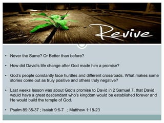 Jesus' fulfillment of scripture | PPTX