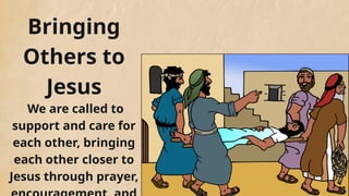 Jesus heals a paralytic man Emphasis powerpoint | PPTX