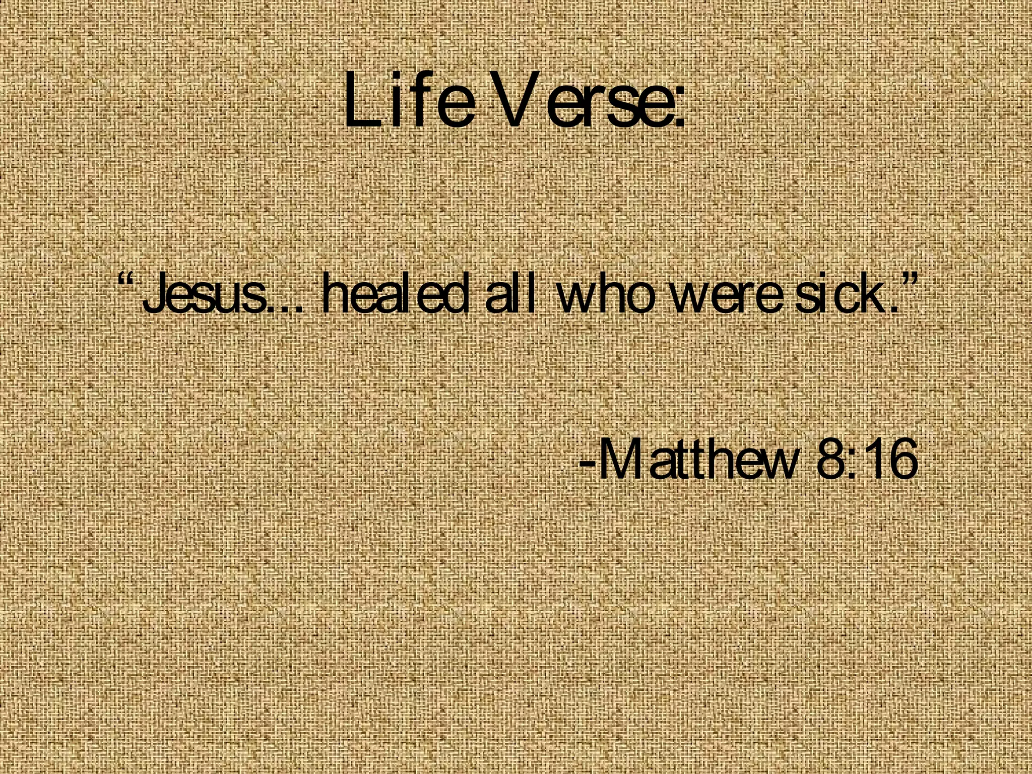 Jesus heals us | PPT