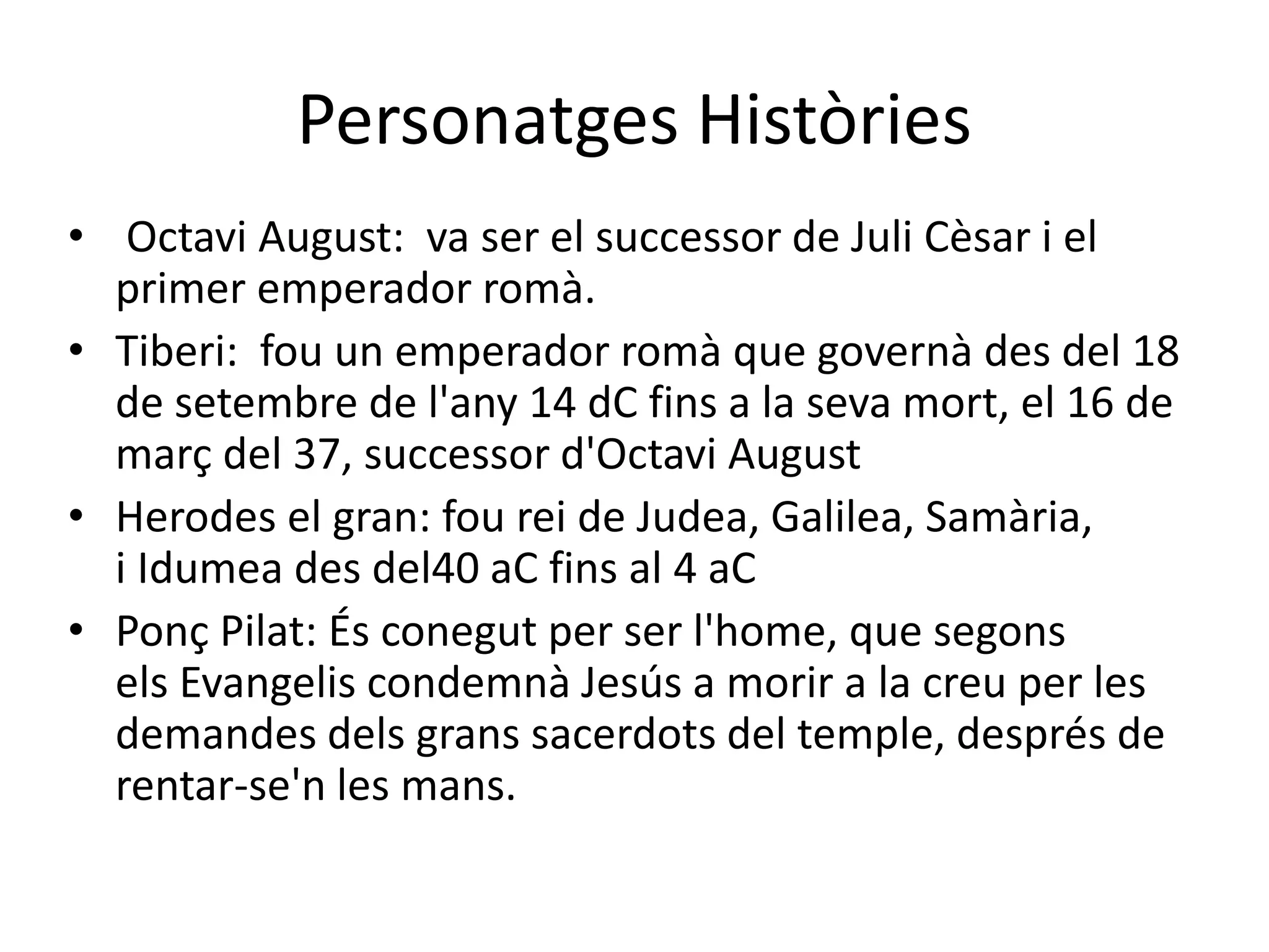 Jesus i crist Context Històric | PPTX