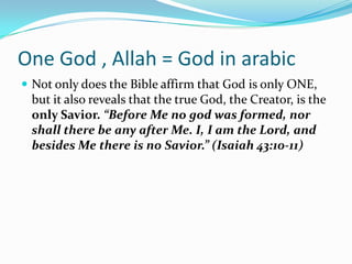 Jesus in islam | PPTX | Christianity | Religion & Spirituality