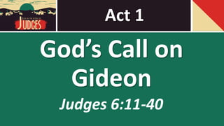 Jesus in Judges: Gideon: The Warrior of God | PPTX