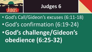 Jesus in Judges: Gideon: The Warrior of God | PPTX