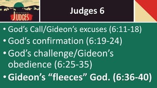 Jesus in Judges: Gideon: The Warrior of God | PPTX