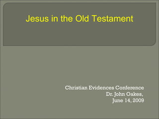 Jesus in the Old Testament (Power Point) | PPT