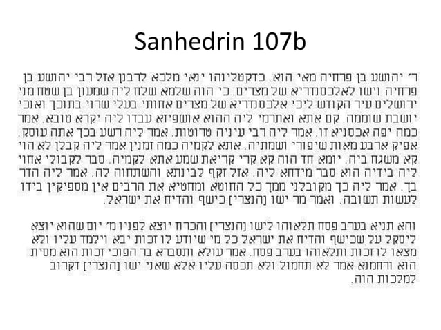 Jesus in the talmud | PPT